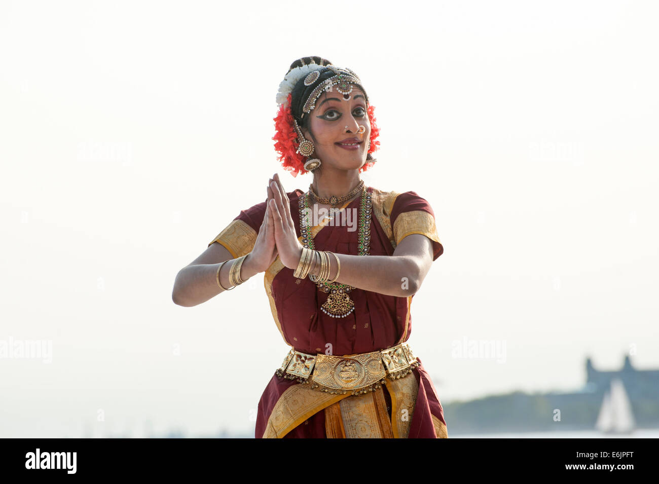 A dancer performed a dance about Lord Ganesha at a dance festival in ...