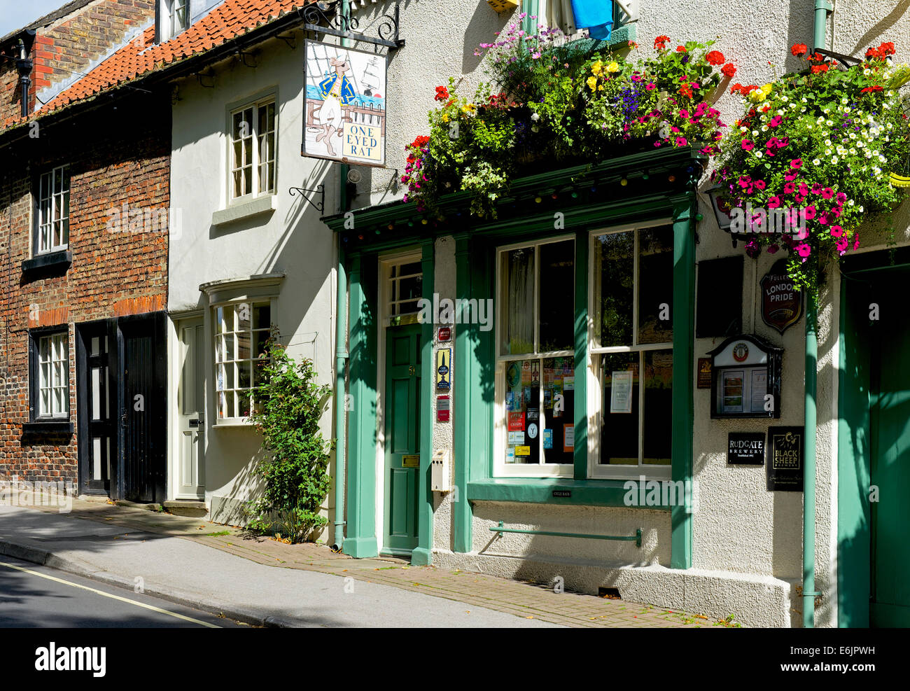 Pub - The One Eyed Rat - in Ripon, North Yorkshire, England UK Stock ...
