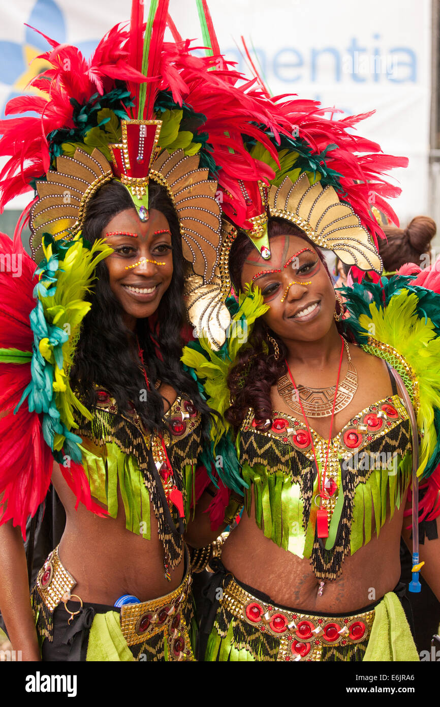 Leeds UK 25th August 2014 Performers At The West Indian Carnival In leeds-uk-25th-august-2014-performers-at-the-west-indian-carnival-in