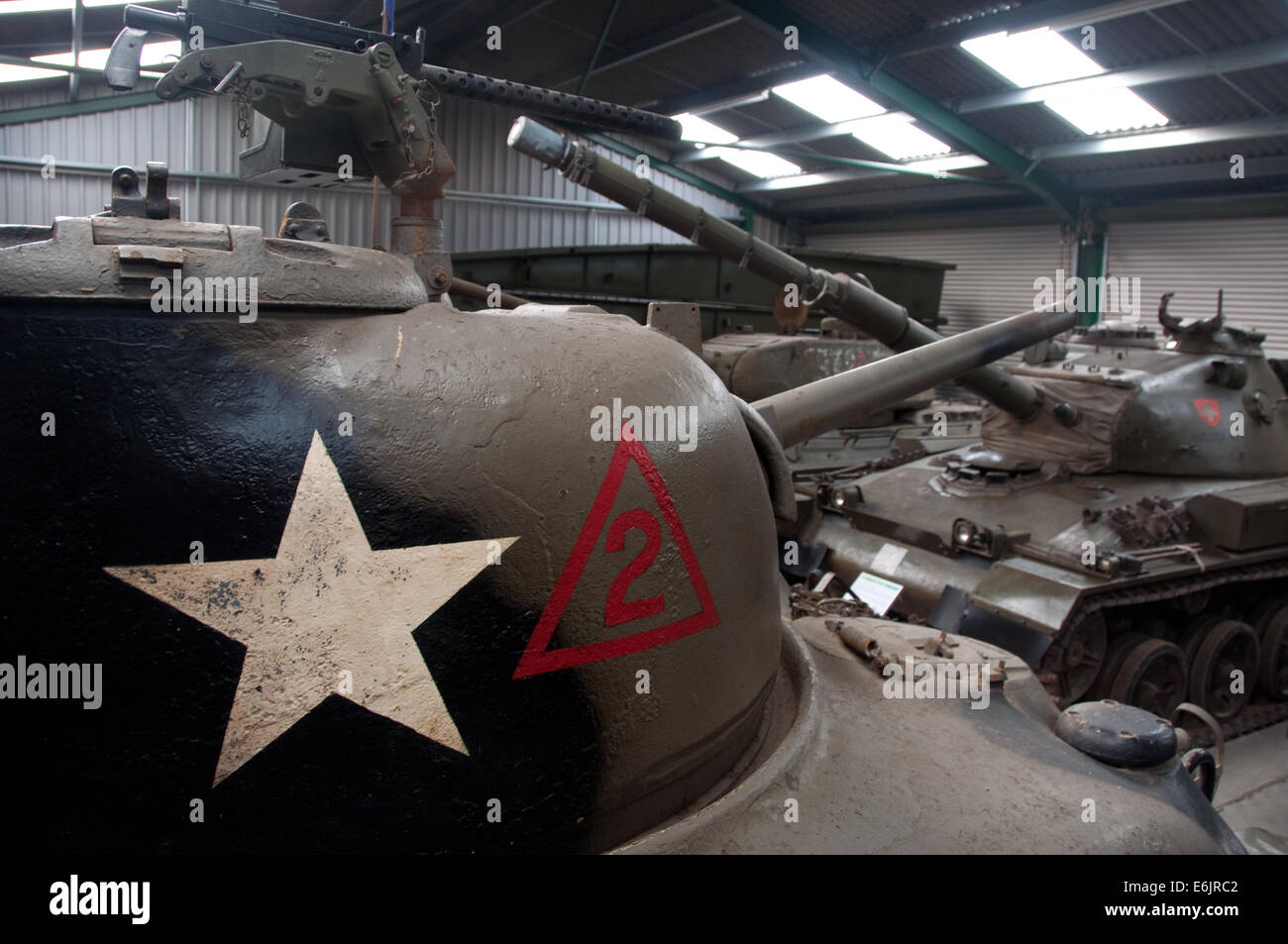 Army tank inside hi-res stock photography and images - Alamy