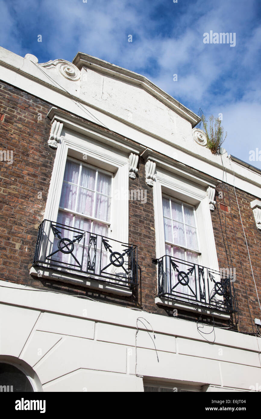 Wrought iron balconette hi-res stock photography and images - Alamy