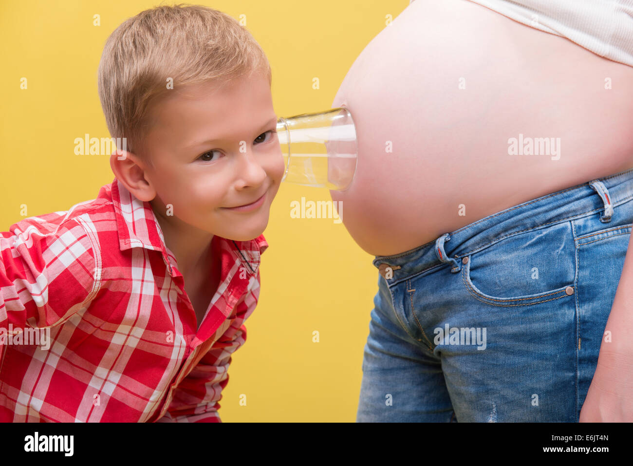 Pregnant woman expecting her baby Stock Photo - Alamy