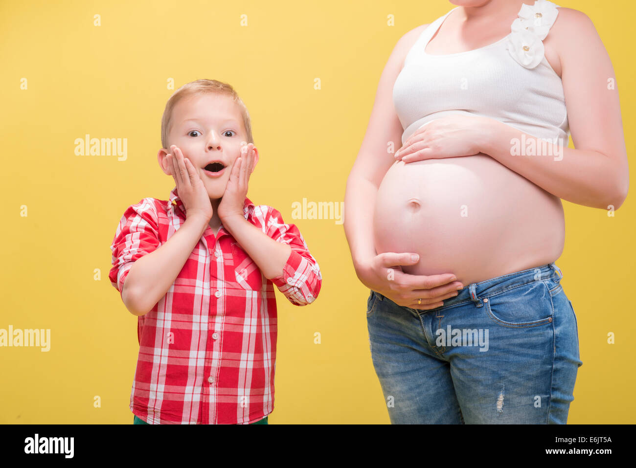 Pregnant woman expecting her baby Stock Photo - Alamy