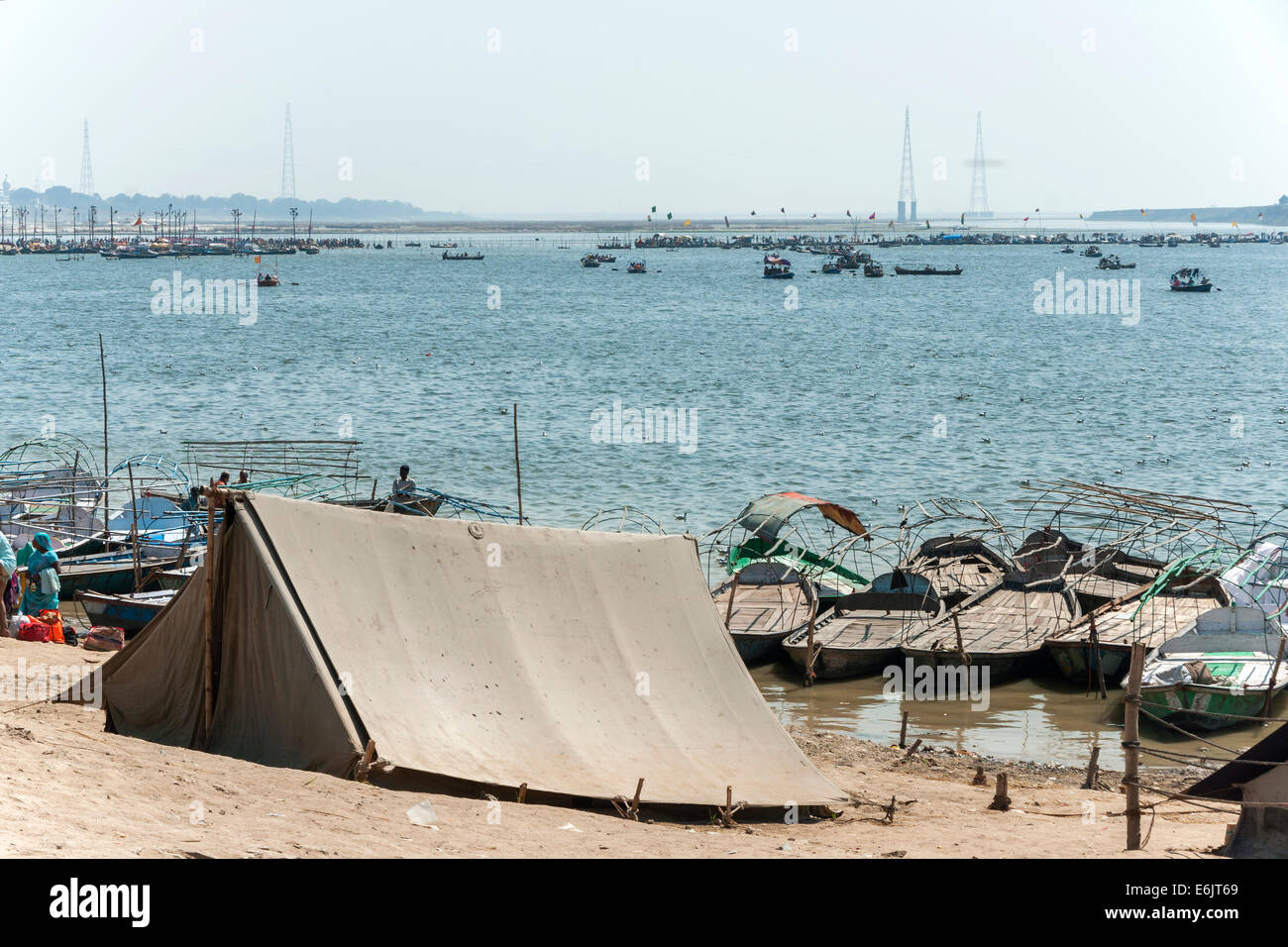 Confluence of river ganges hi-res stock photography and images - Alamy