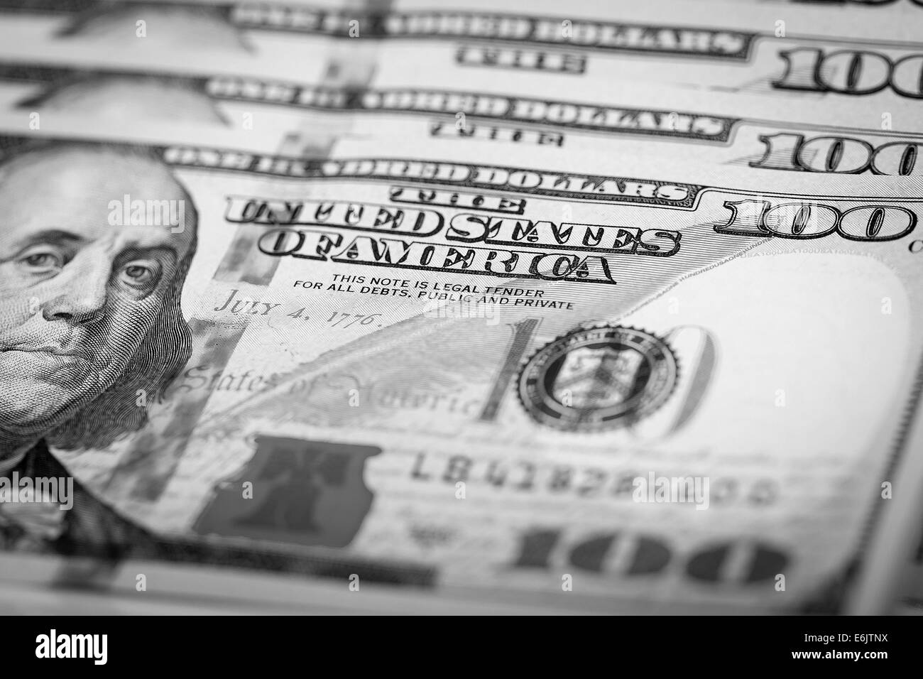 Dollar Photography: US One Hundred Dollar Bill Macro Stock Photo - Alamy