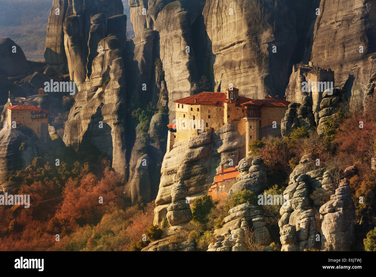 Photo of the Holy Rousanou Monastery Stock Photo - Alamy
