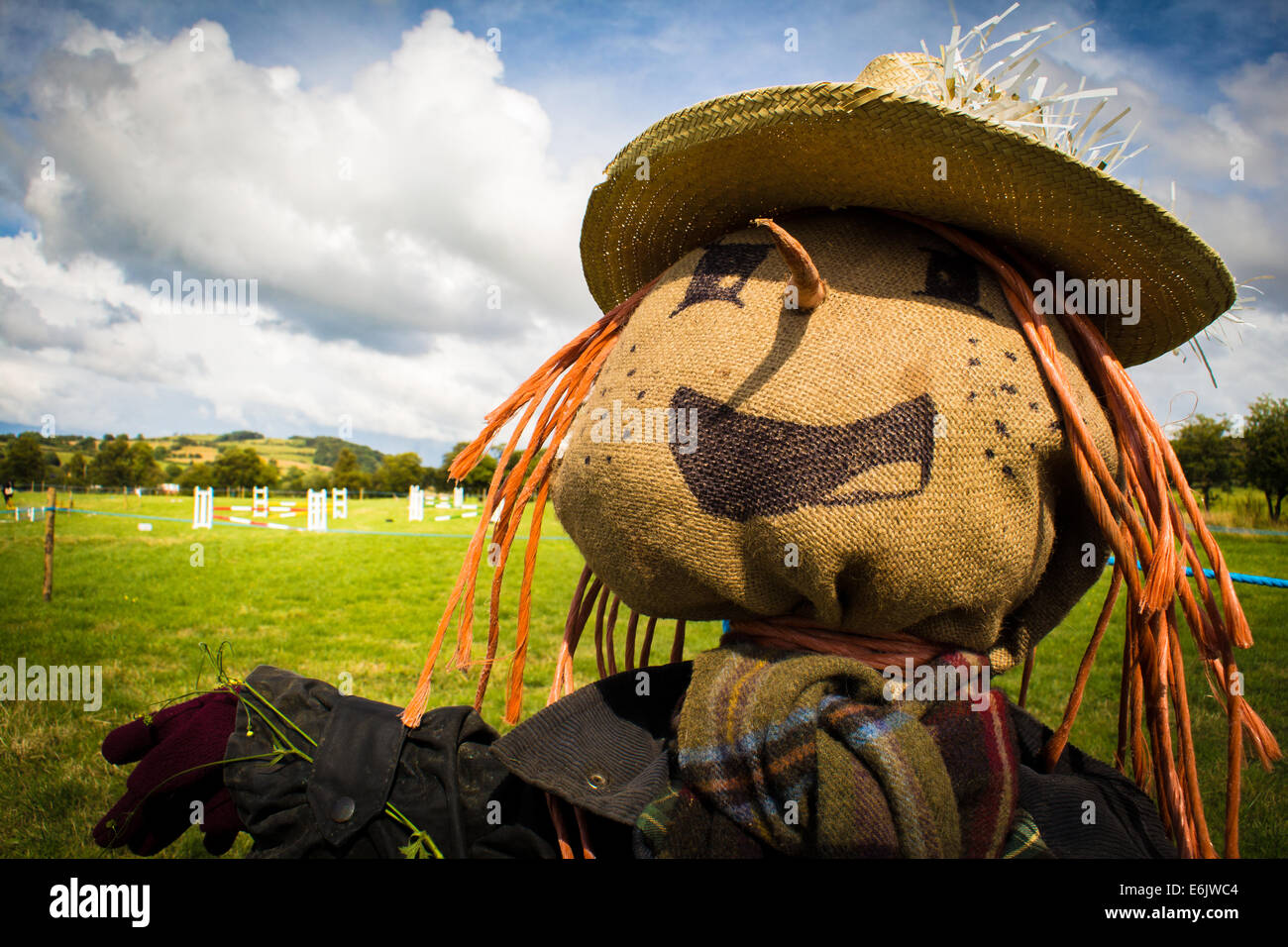 Scarecrow blue sky hi-res stock photography and images - Alamy