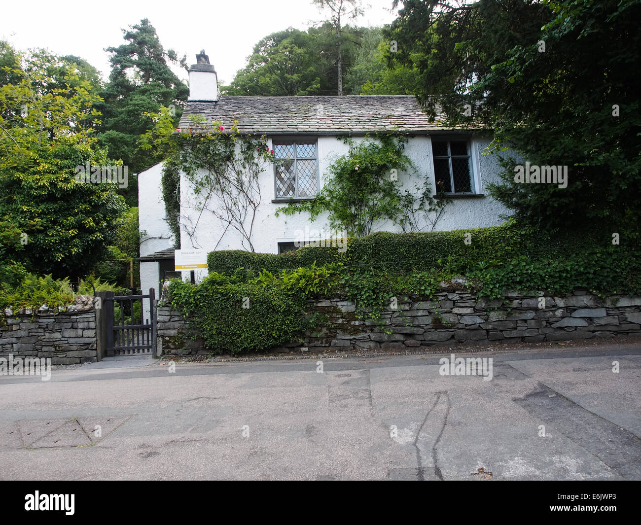 Dove cottage , the historic home of the poet William Wordsworth in the ...
