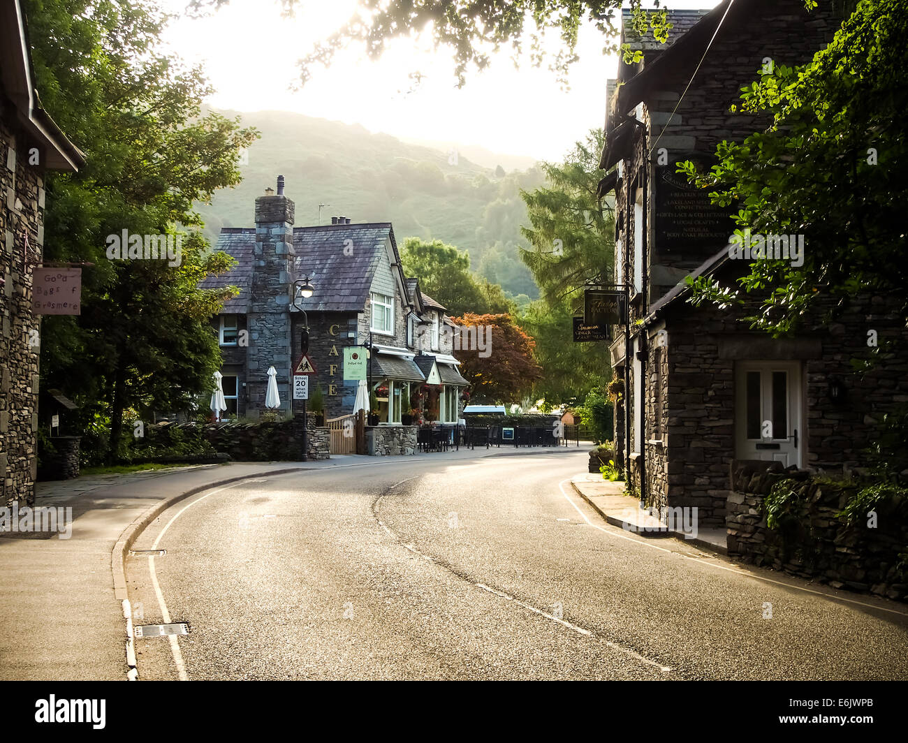 Grasmere village hi-res stock photography and images - Alamy