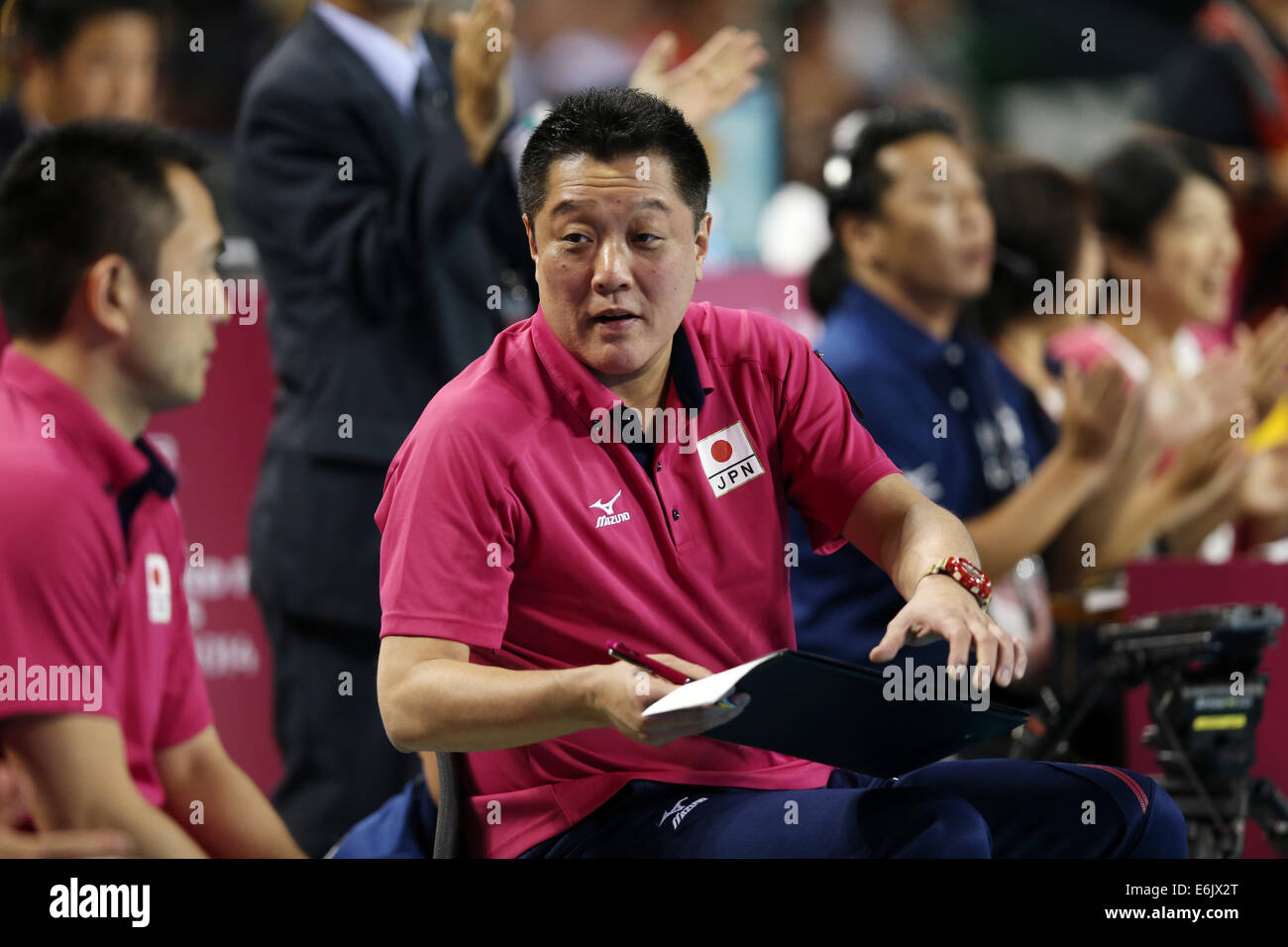 Ariake Coliseum, Tokyo, Japan. 22nd Aug, 2014. Masayoshi Manabe (JPN ...