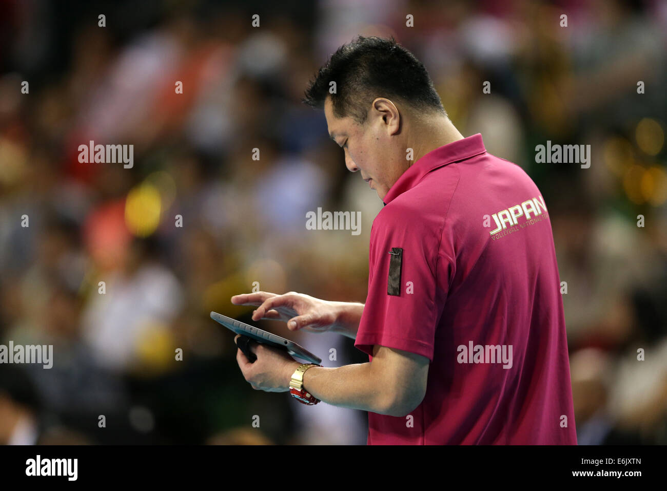 Ariake Coliseum, Tokyo, Japan. 22nd Aug, 2014. Masayoshi Manabe (JPN ...