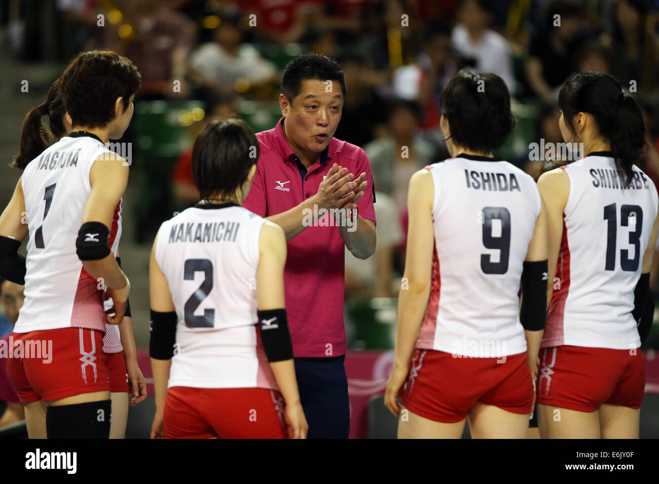 Ariake Coliseum, Tokyo, Japan. 24th Aug, 2014. Masayoshi Manabe (JPN ...