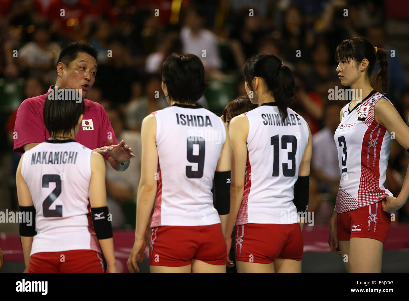 Ariake Coliseum, Tokyo, Japan. 24th Aug, 2014. Masayoshi Manabe (JPN ...