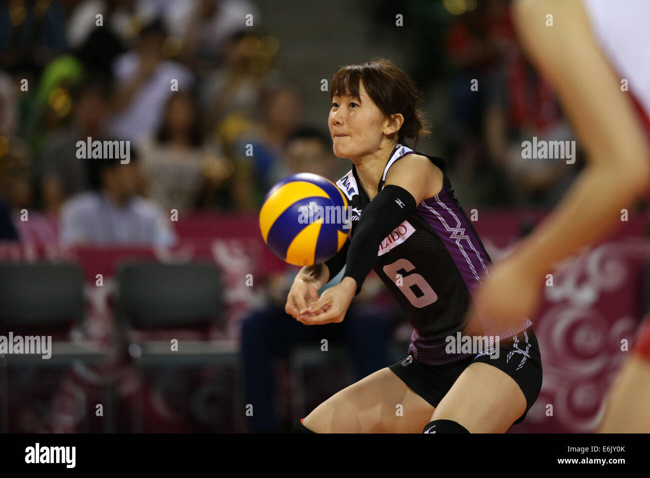 Ariake Coliseum, Tokyo, Japan. 24th Aug, 2014. Yuko Sano (JPN), AUGUST ...