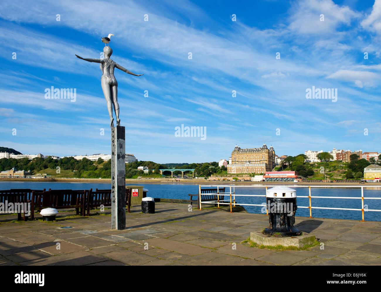 Sculpture - The Bathing Belle - by artist Craig Knowles, at the end of ...