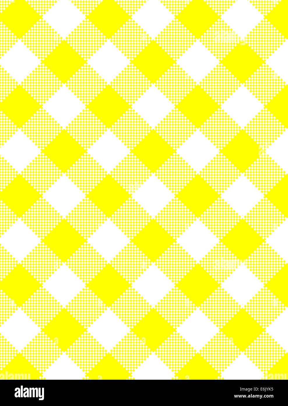 Yellow gingham Cut Out Stock Images & Pictures - Alamy