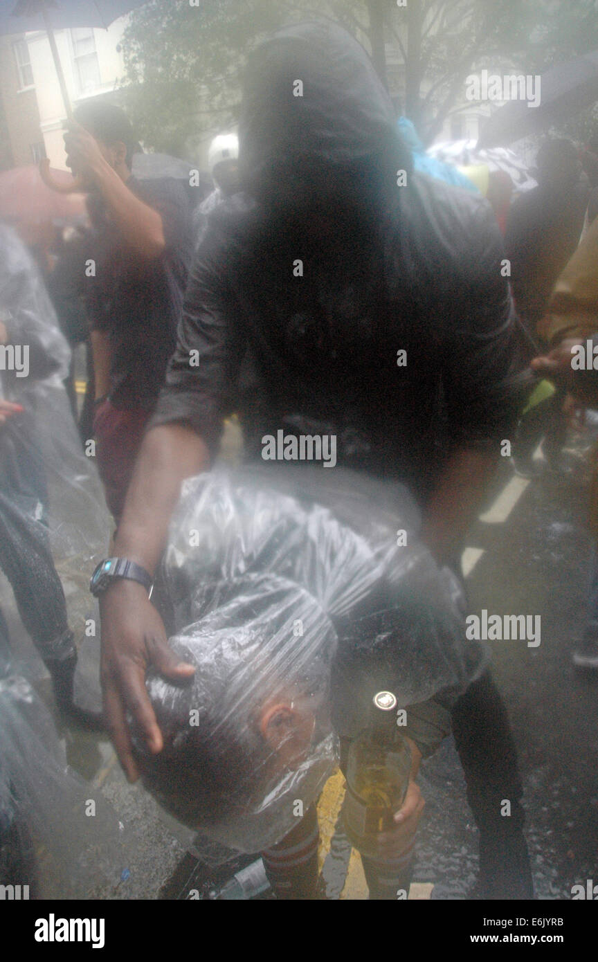 London, UK, 25 August 2014, Notting Hill Carnival 2014 parties in the ...