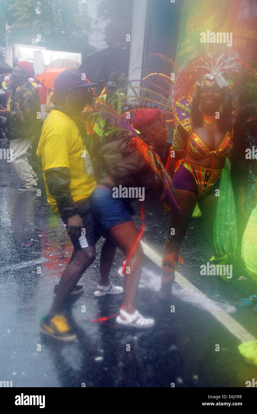 London, UK, 25 August 2014, Notting Hill Carnival 2014 parties in the ...