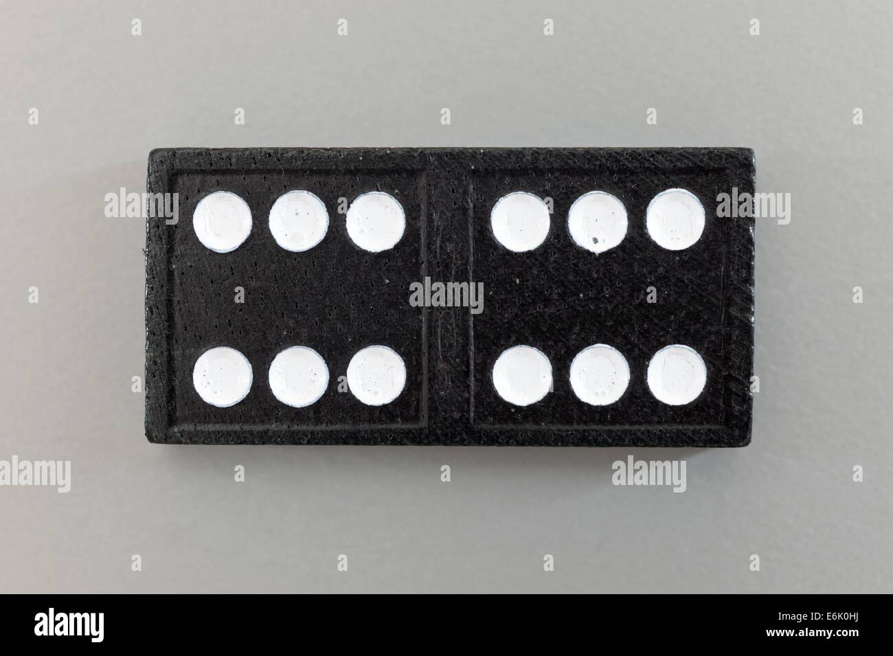 A close up shot of black and white dominos Stock Photo - Alamy
