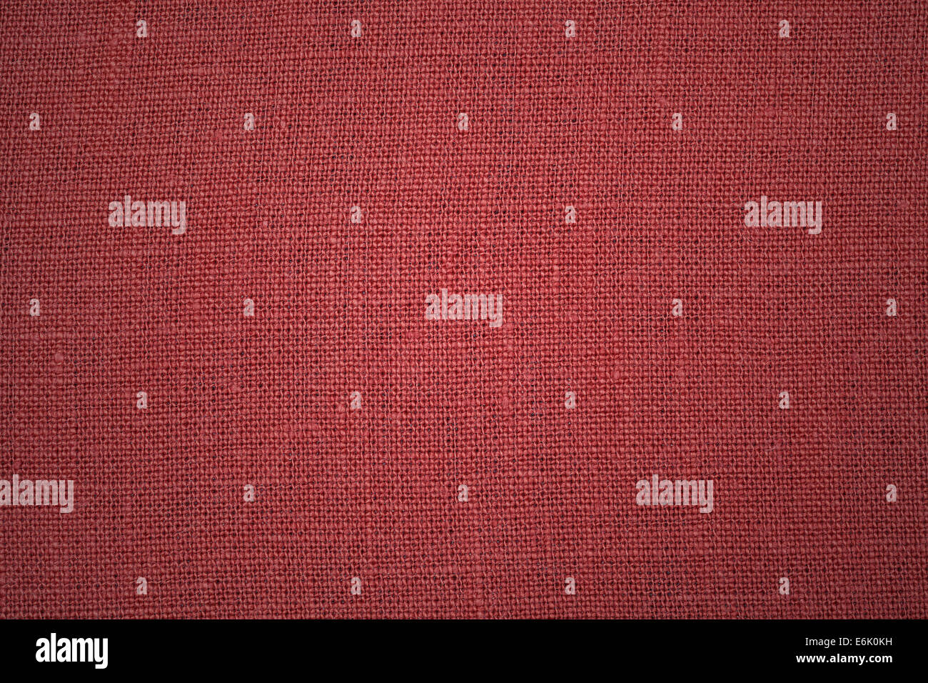 Red linen fabric texture background Stock Photo - Alamy