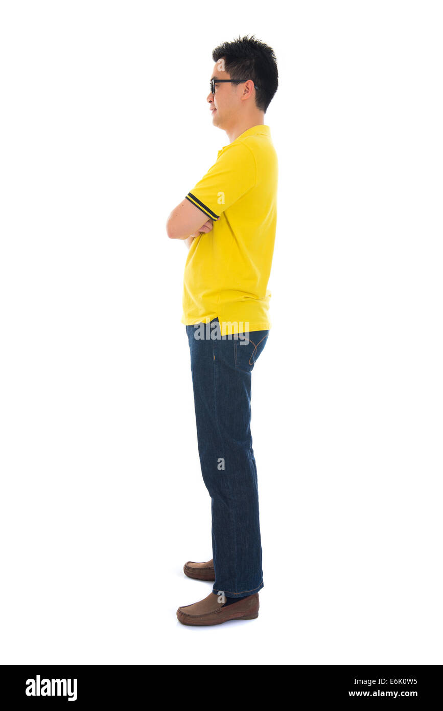 Side profile asian man hi-res stock photography and images - Alamy