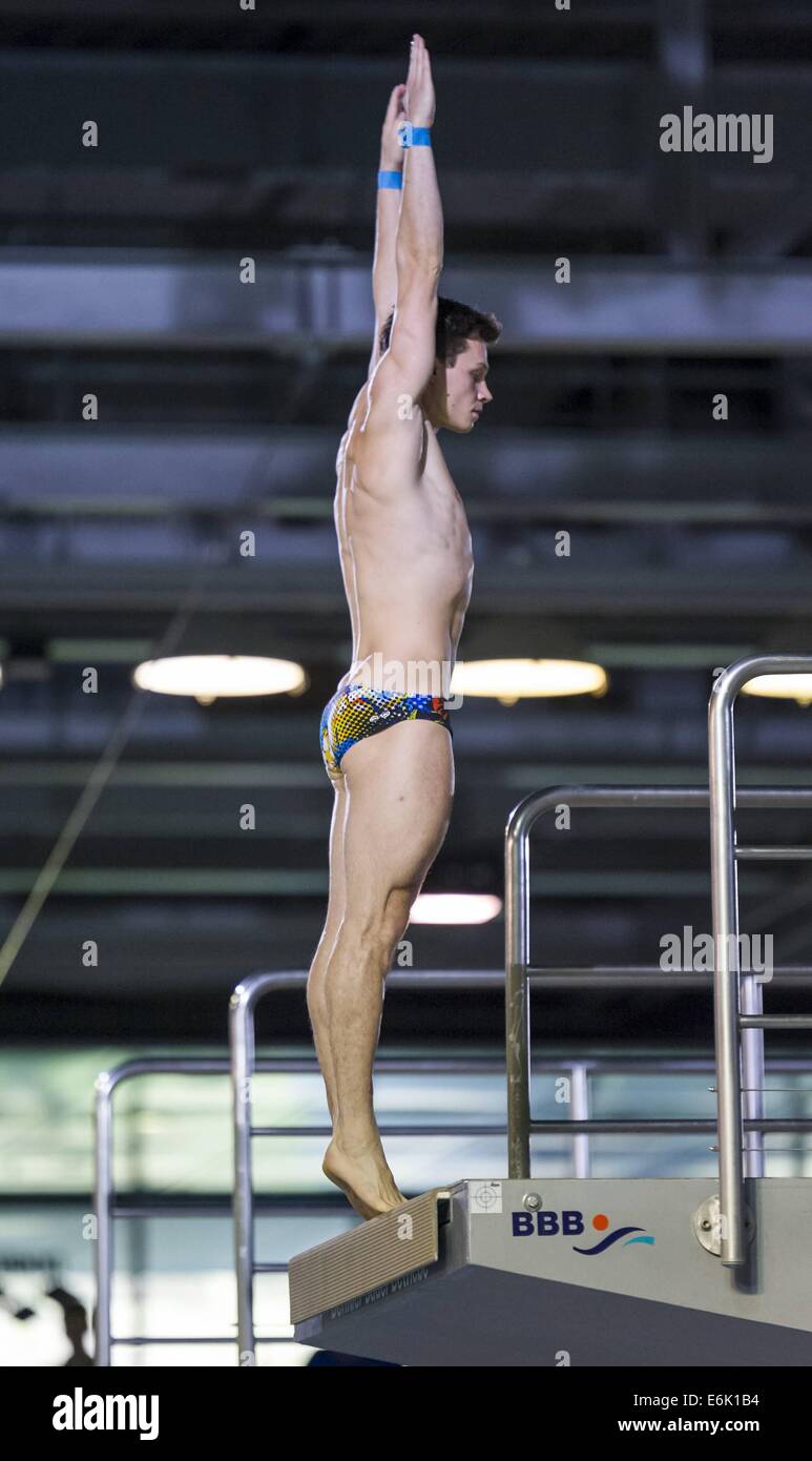 Berlin, Germany. 23rd Aug, 2014. HAUSDING Patrick GER Germany Diving 10 ...