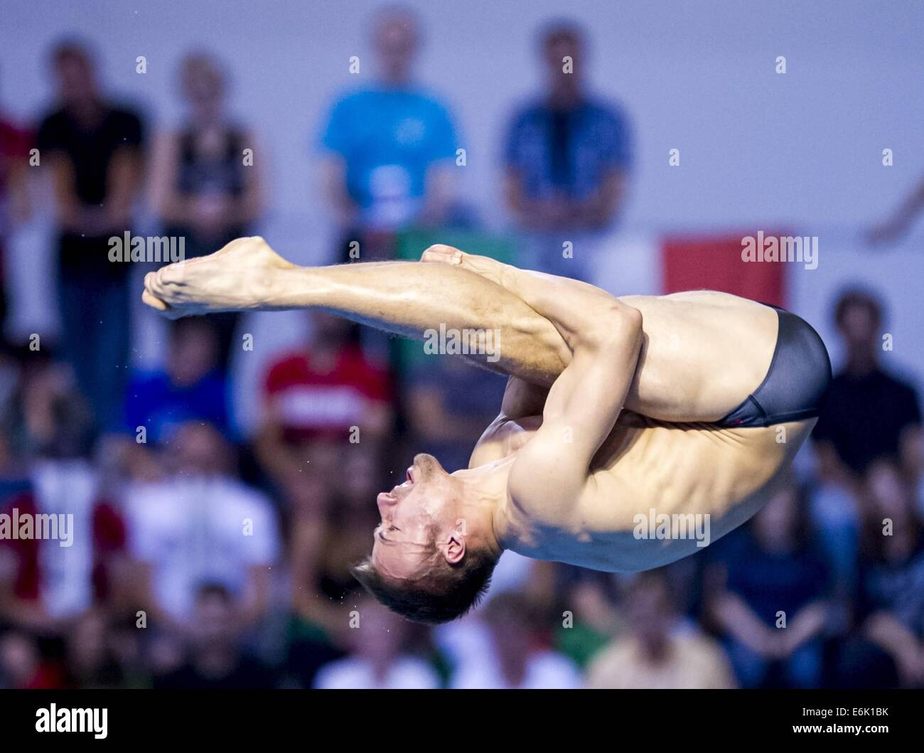 Berlin, Germany. 23rd Aug, 2014. KLEIN Sascha GER Diving 10 m Platform ...