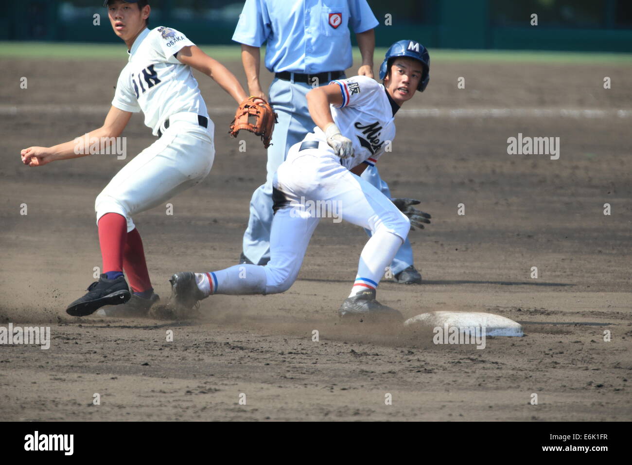 Hyogo, Japan. 25th Aug, 2014. Hayato Nagano (Mie) Baseball : 96th ...