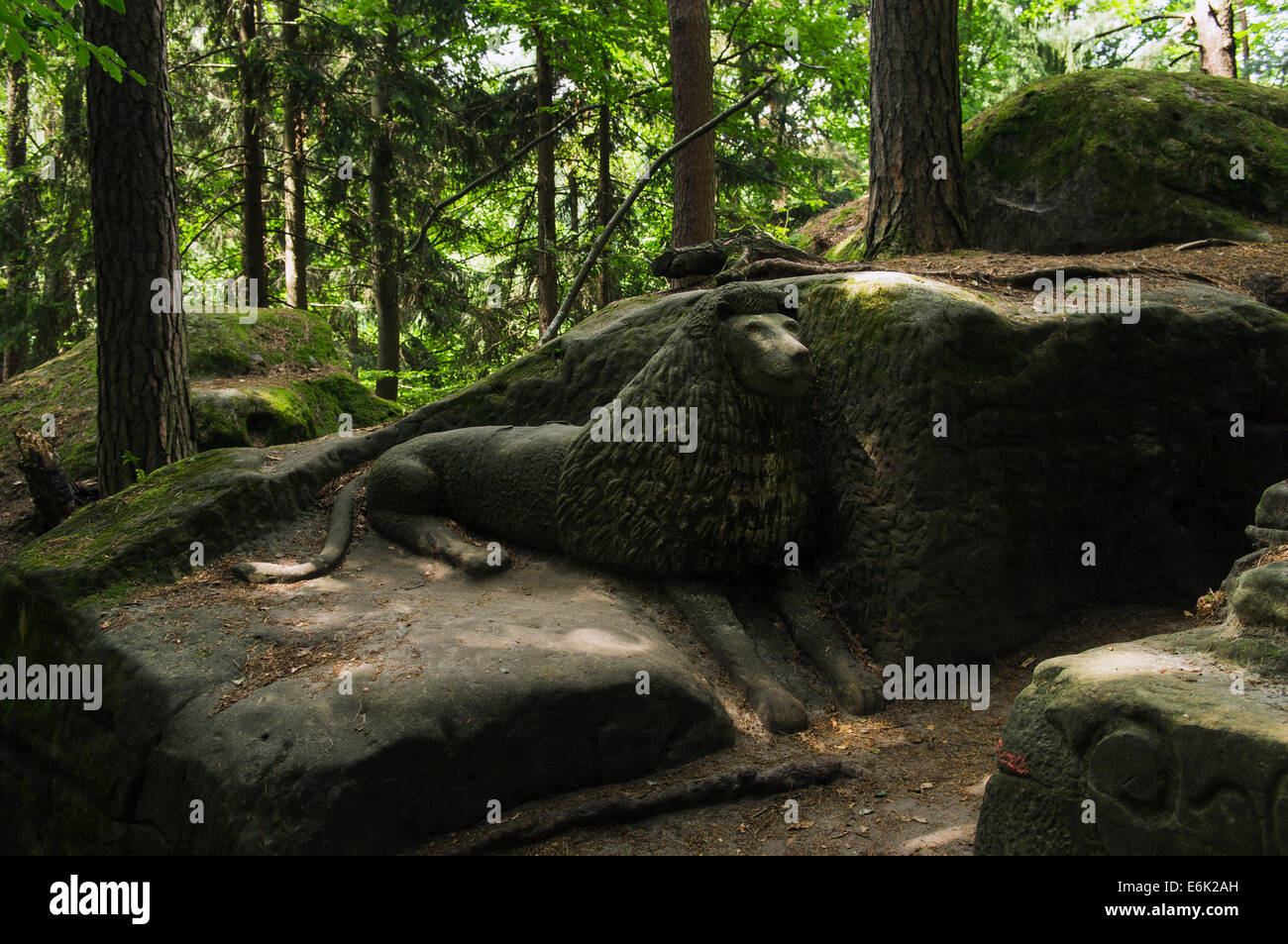 The Kopicuv Statek (Kopic Farmhouse) near Kacanovy was built in 1787 by ...