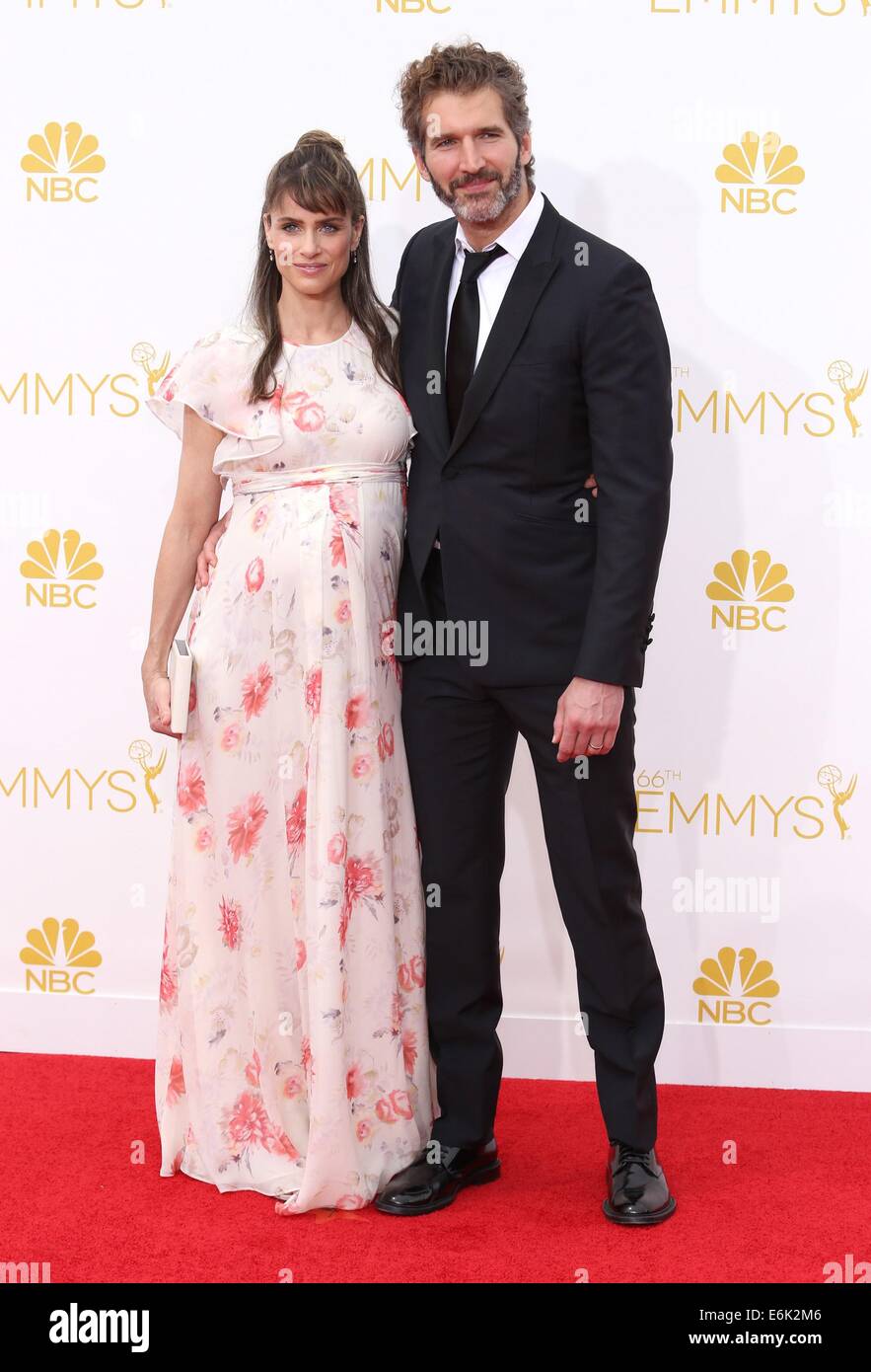 Amanda peet and david benioff hi-res stock photography and images - Alamy