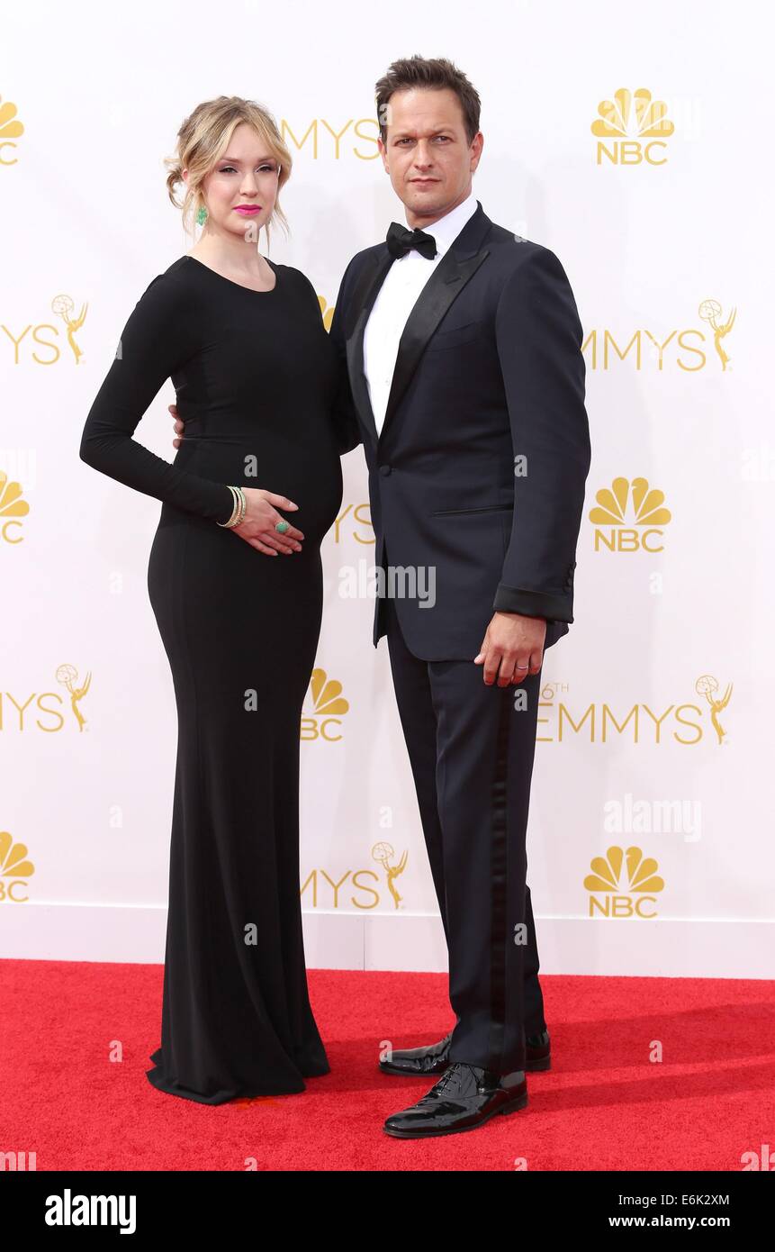 Los Angeles, CA, USA. 25th Aug, 2014. Sophie Flack, Josh Charles at ...