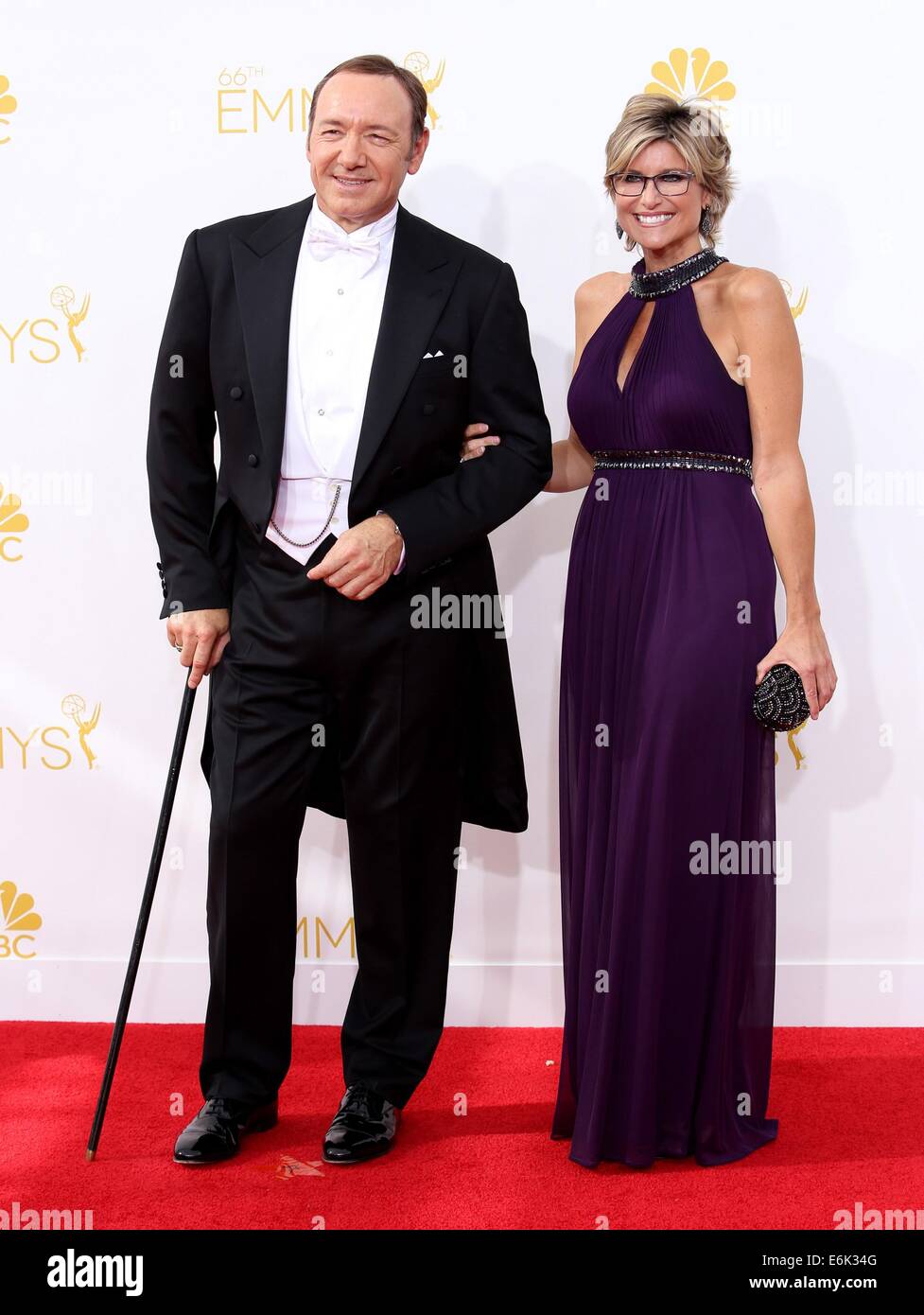 Los Angeles, CA, USA. 25th Aug, 2014. Kevin Spacey, Ashleigh Banfield ...