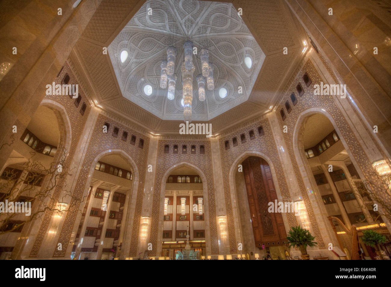 Al Bustan Palace, Muscat, Oman Stock Photo - Alamy