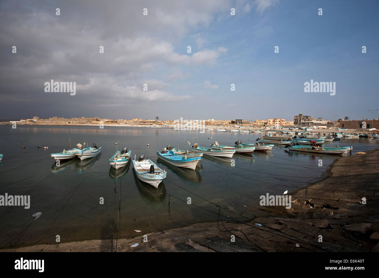 Fishing port, Mirbat, Oman Stock Photo - Alamy