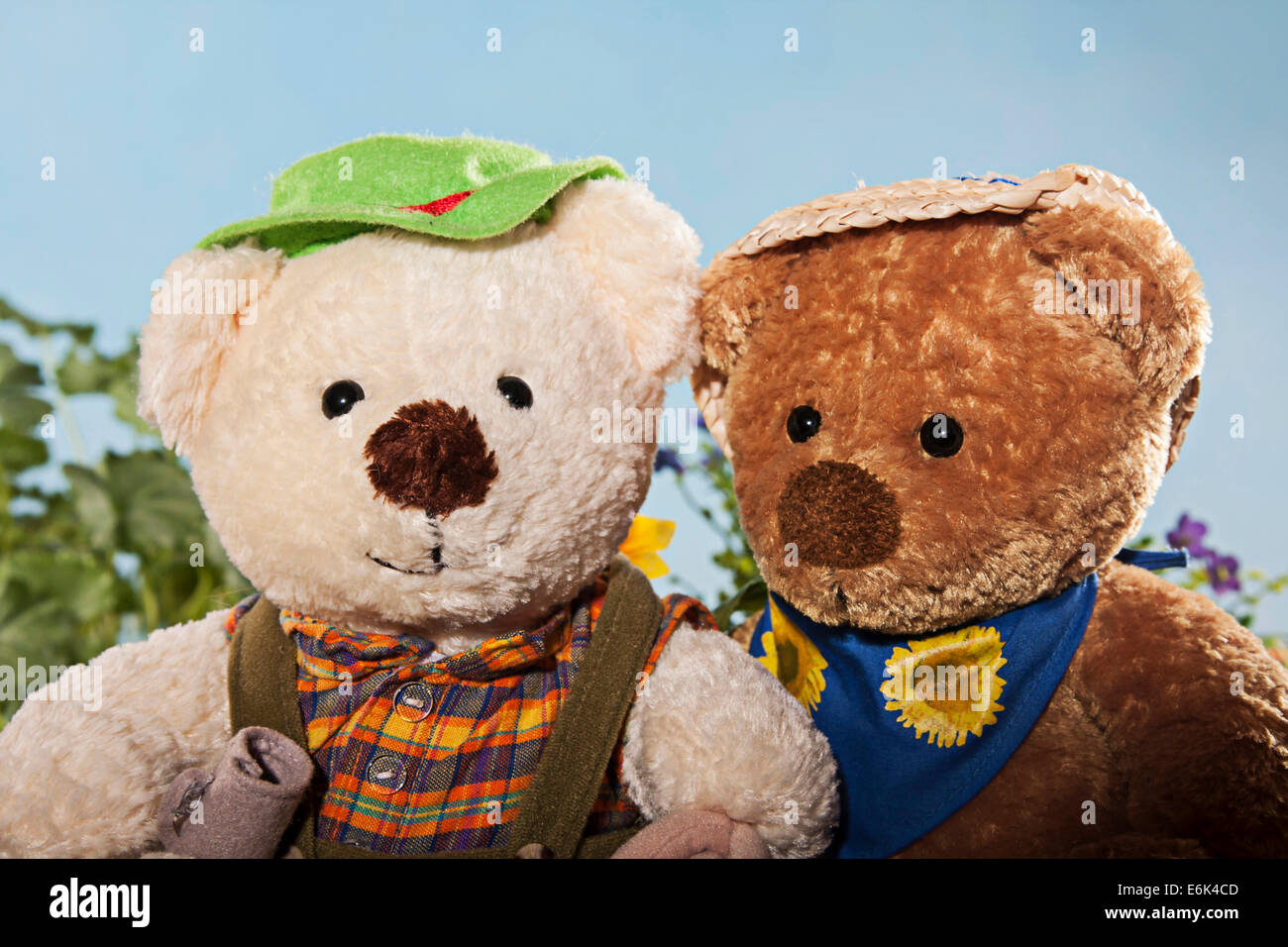 Two teddy bears Stock Photo - Alamy