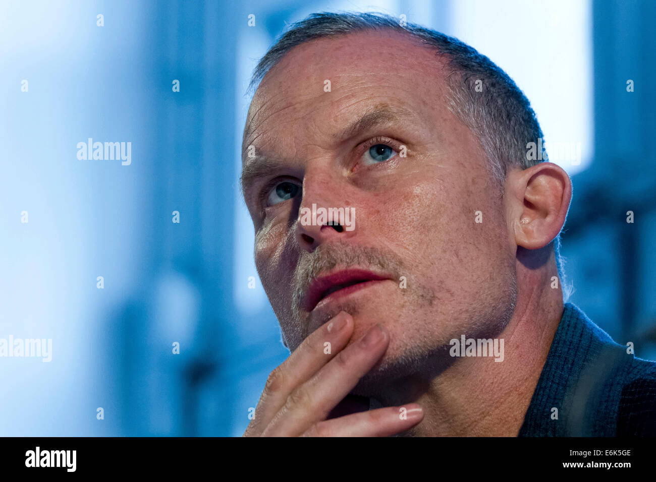 U.S. artist Matthew Barney at a press conference in the Haus der Kunst ...