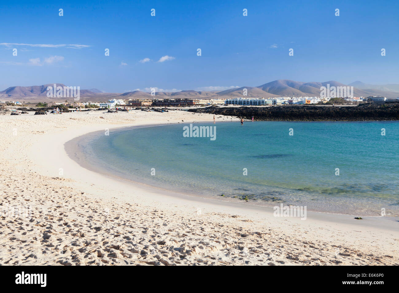 Beach of El Cotillo, Fuerteventura, Canary Islands, Spain Stock Photo ...