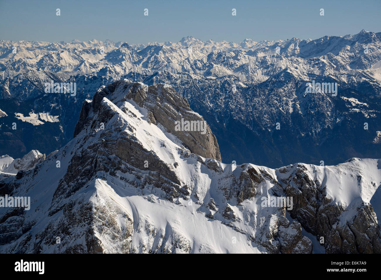 Mt Altmann, 2436 m, Appenzell Alps, Canton of Appenzell-Ausserrhoden ...