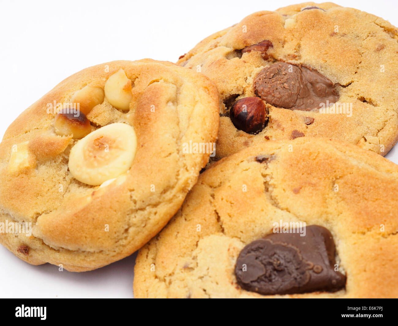Cookie cut out isolated on white background Stock Photo - Alamy