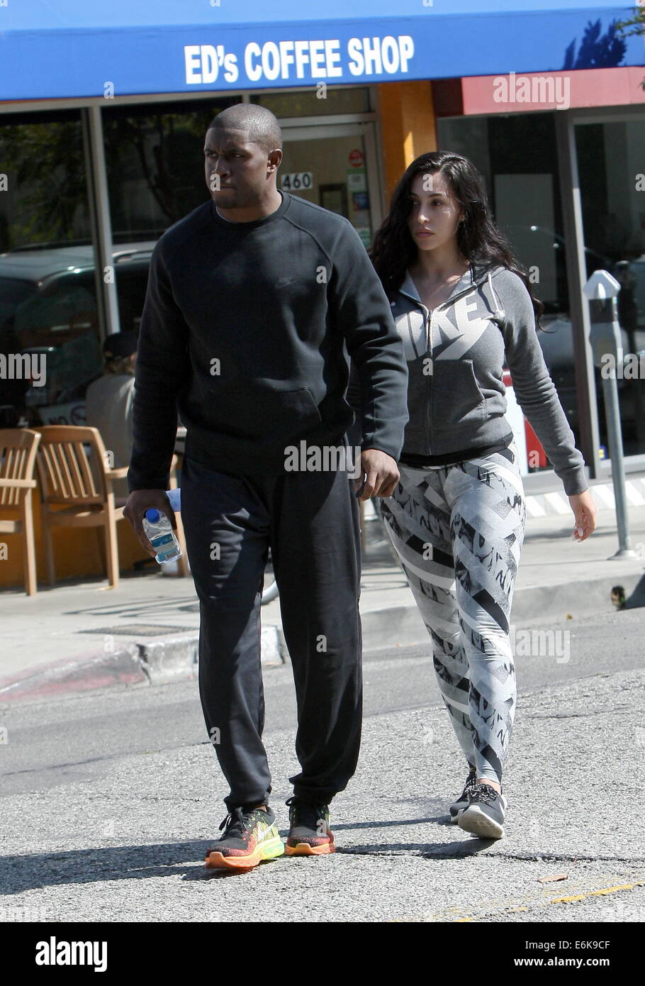 Reggie Bush and girlfriend Lilit Avagyan out having lunch in West ...