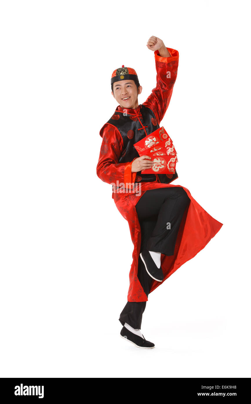 Chinese man traditional clothing white hi-res stock photography and ...