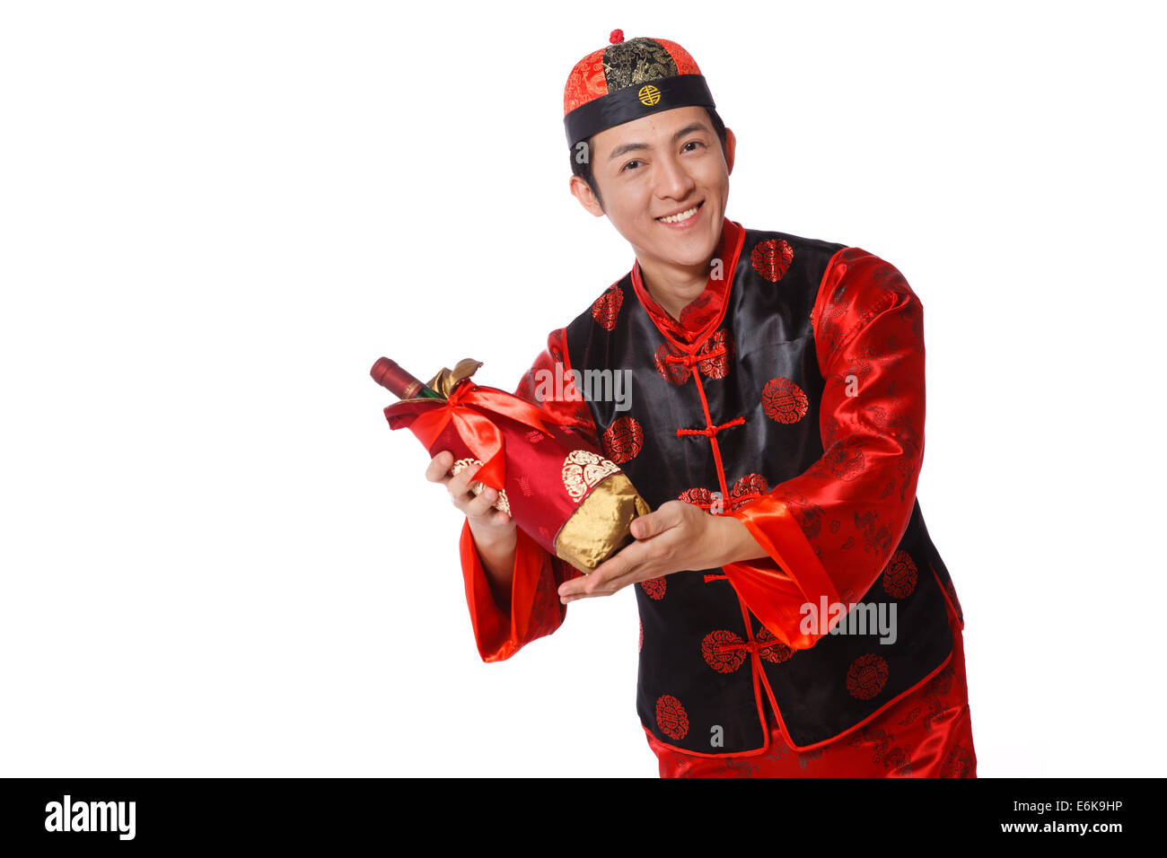 Portrait old man holding Cut Out Stock Images & Pictures - Alamy