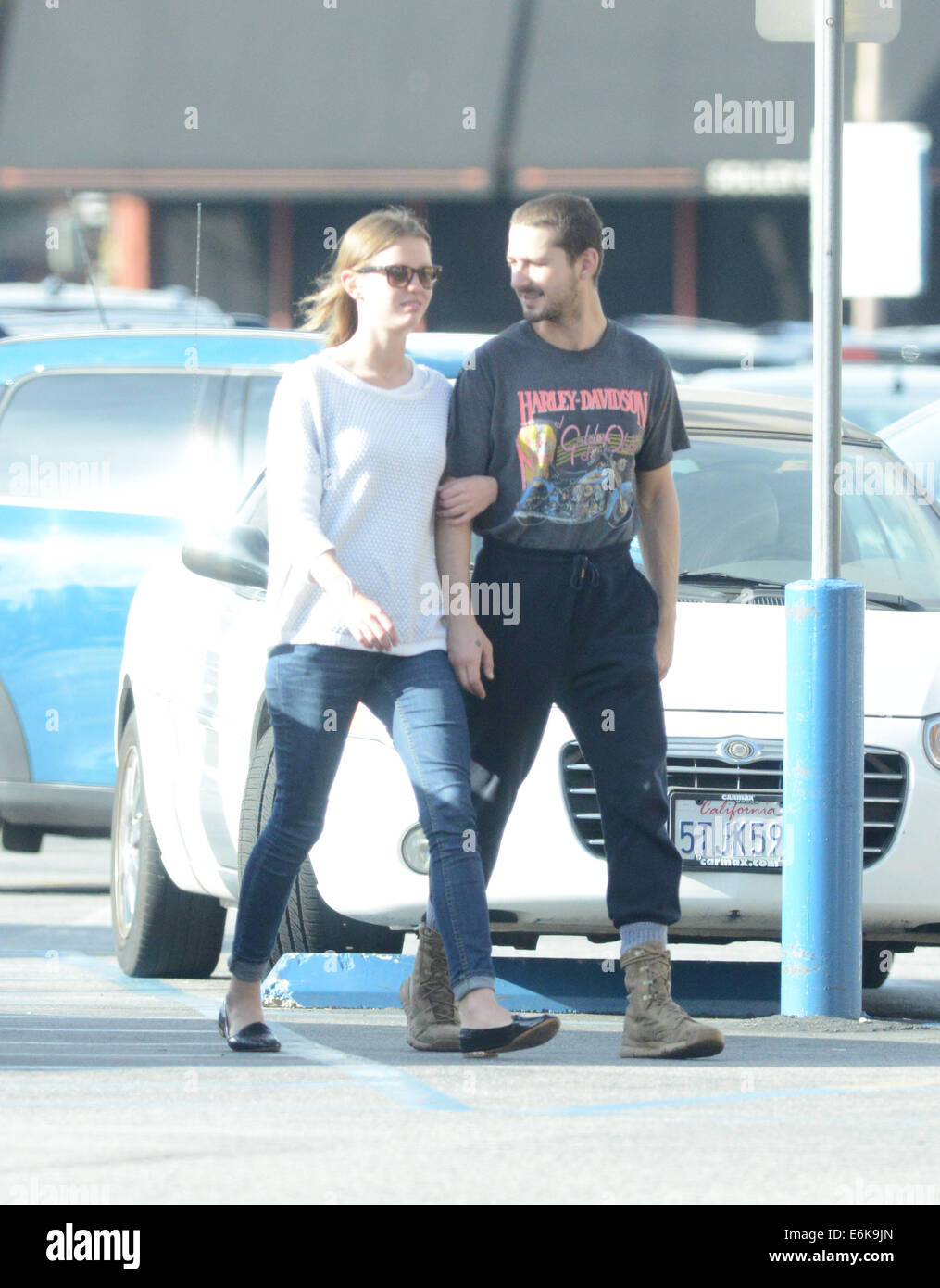 Shia LaBeouf and Mia Goth went on a friendly and romantic trip for ...