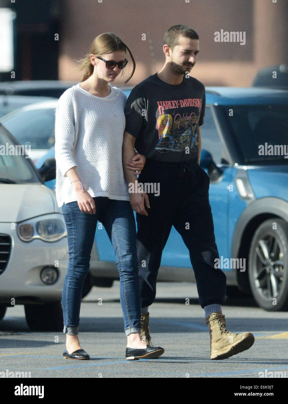 Shia LaBeouf and Mia Goth went on a friendly and romantic trip for ...