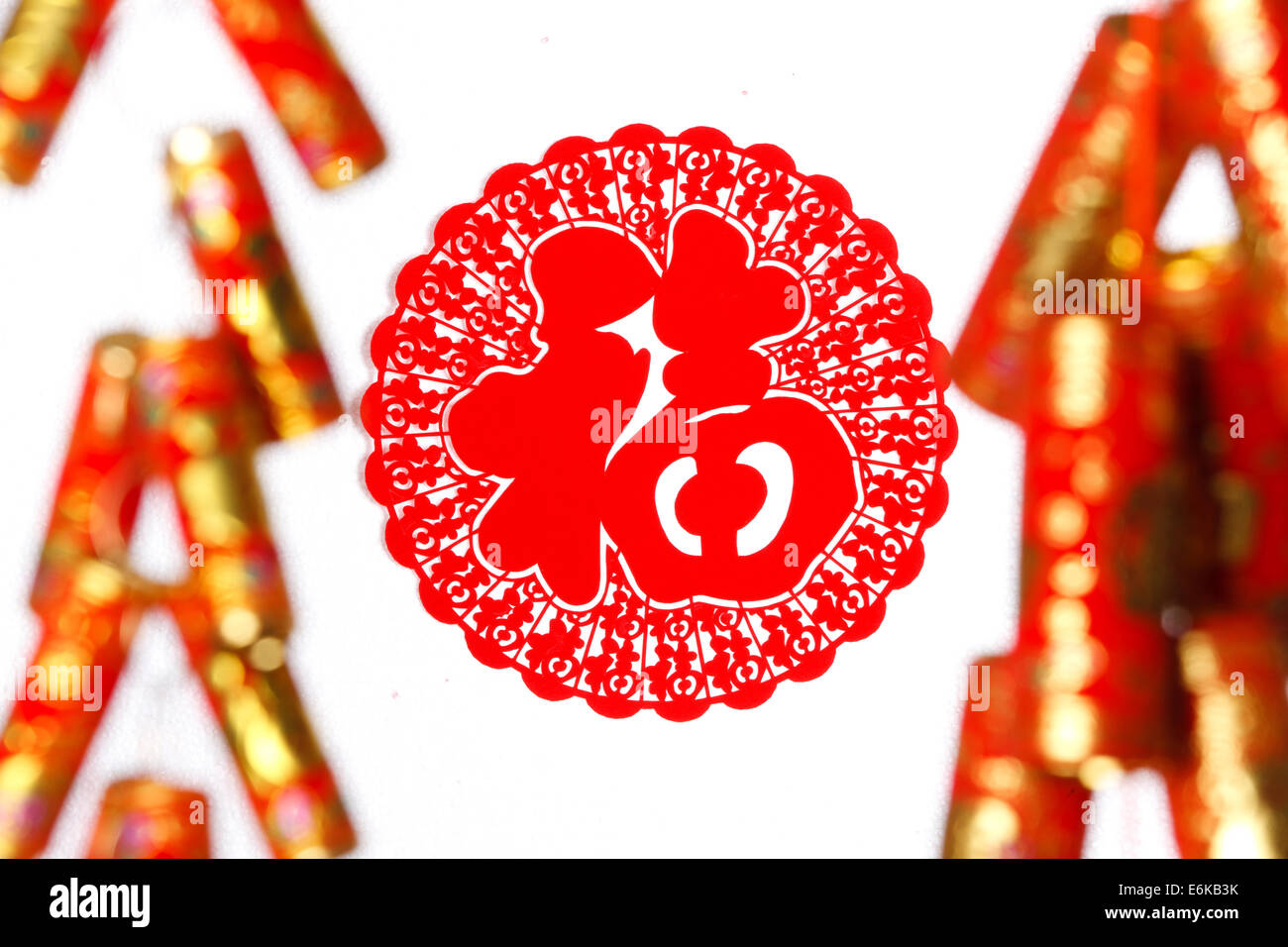 Close-up of paper cut-out and firecrackers Stock Photo - Alamy