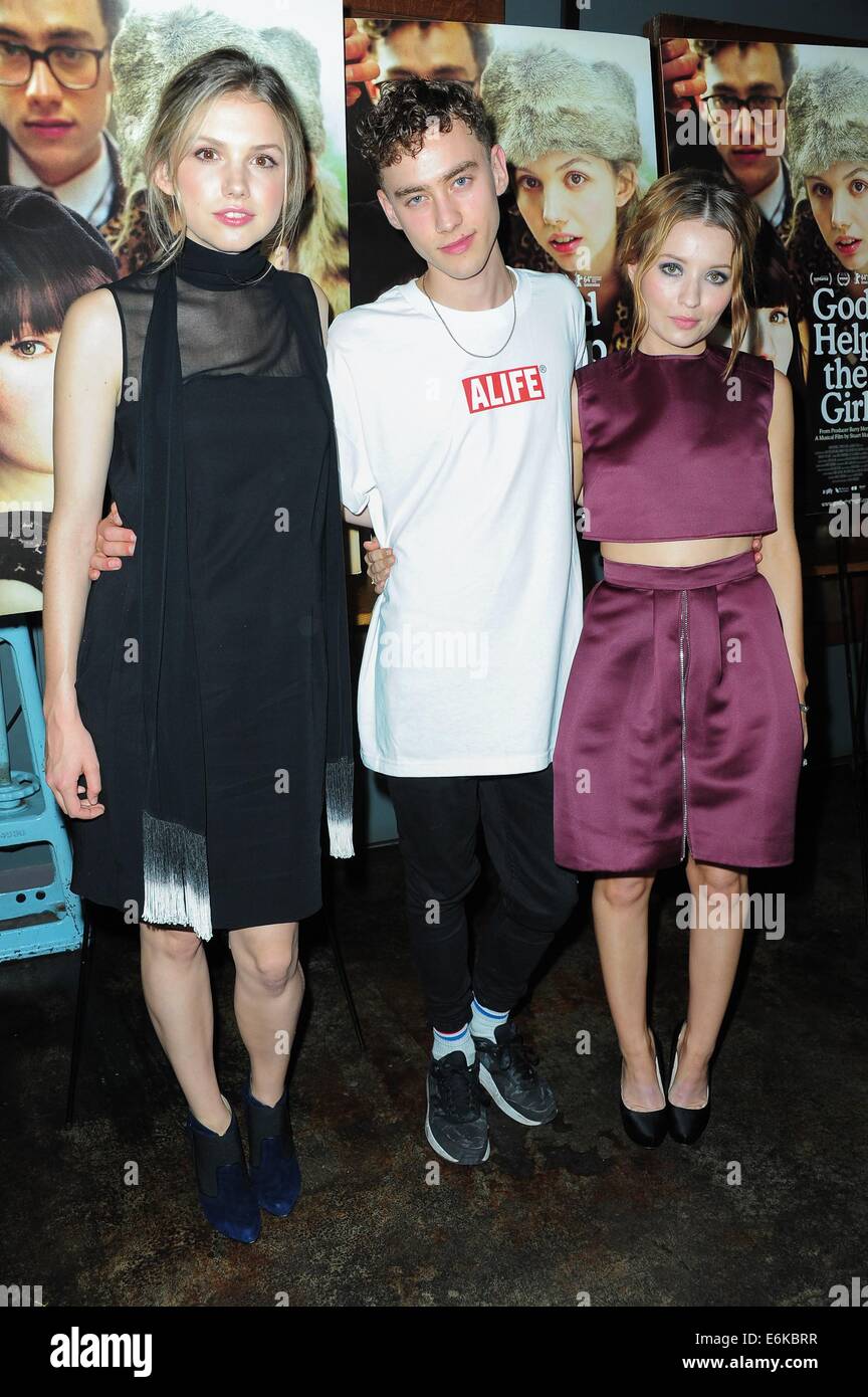 New York, NY, USA. 25th Aug, 2014. Hannah Murray, Olly Alexander, Emily ...