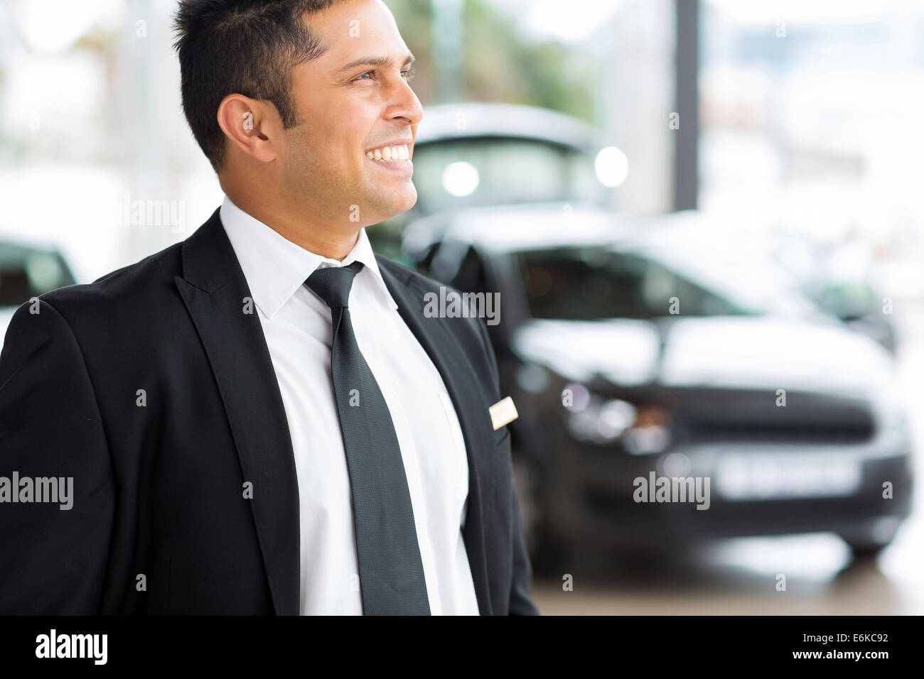 Confident salesman hi-res stock photography and images - Alamy