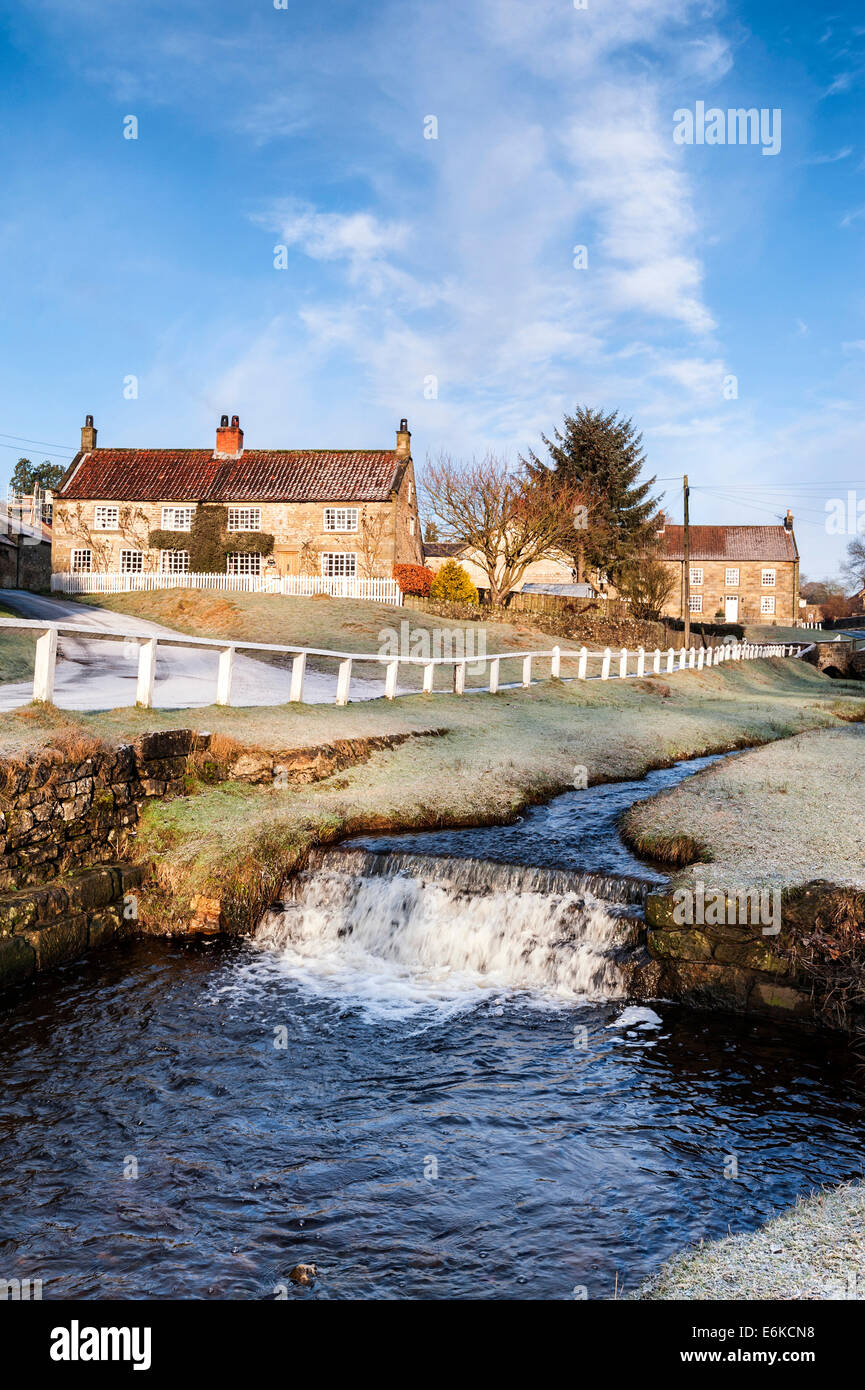 Hutton beck in Hutton le Hole village Stock Photo - Alamy
