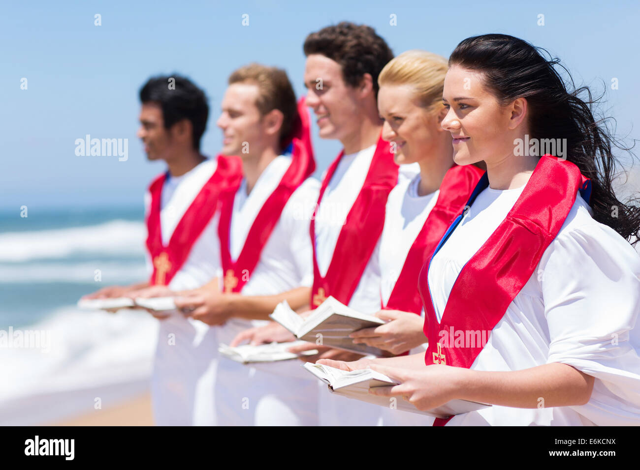 Female Singing Beach High Resolution Stock Photography and Images - Alamy