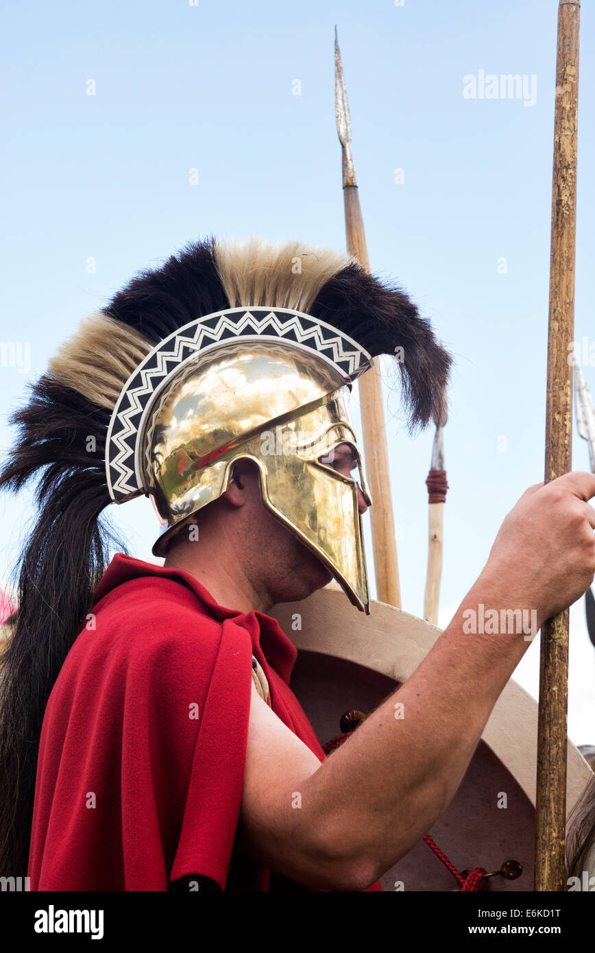 Spartan Hoplite Reenactor